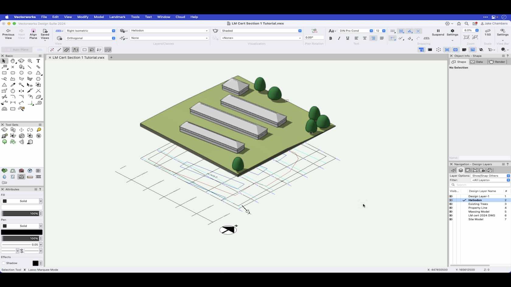 LANDMARK CERTIFICATION - SECTION 1 TUTORIAL 2024 | Vectorworks University